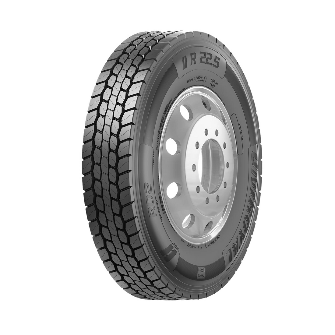 11R24.5 16PR H 149/146L Uniroyal RD2 Drive TL – Budget Truck Tires