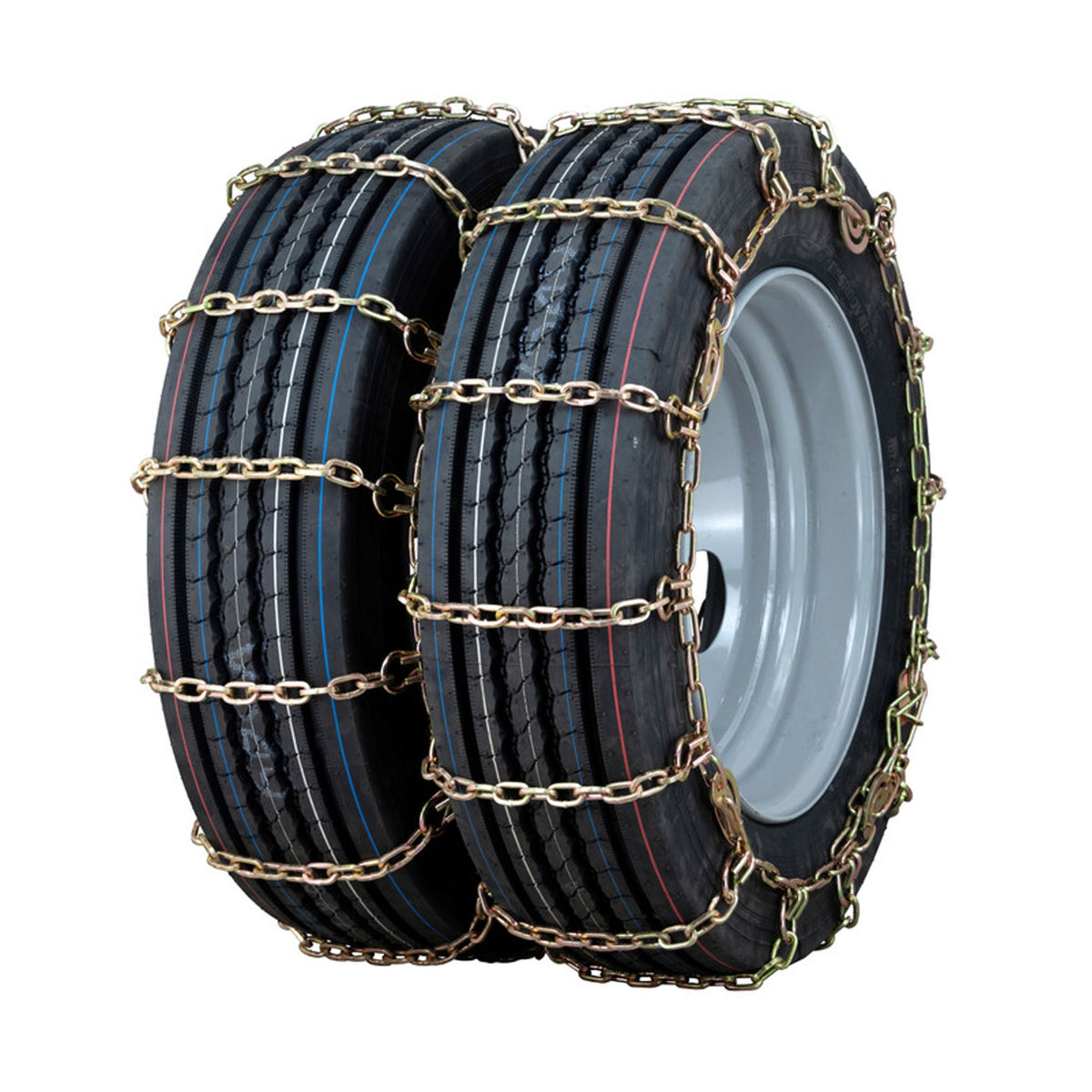 285/75-22.5 Quality Chain Medium Truck Dual Triple Twisted Square Link ...