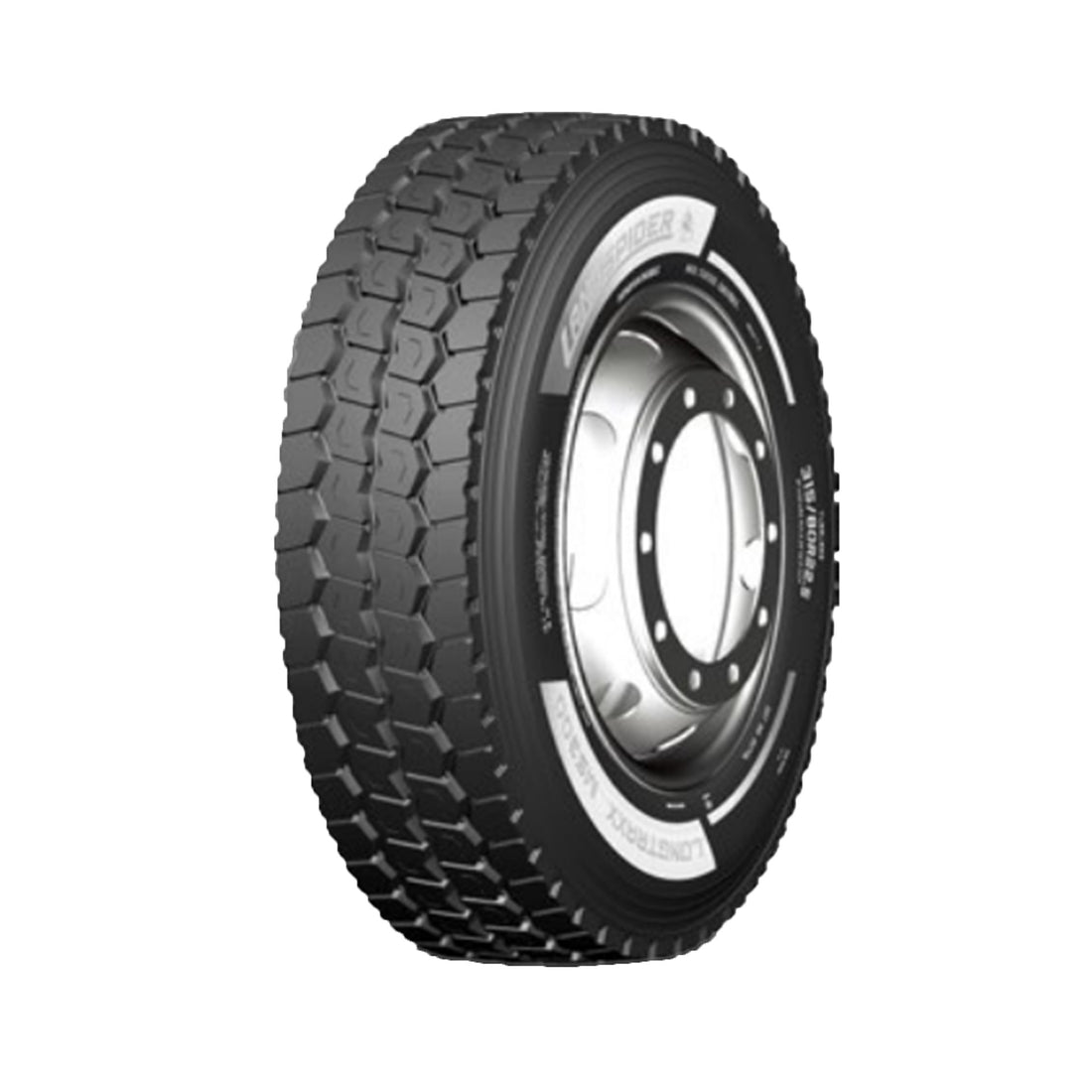 13R22.5 20PR L 156/153L Longtraxx MS300 M+S TL – Budget Truck Tires